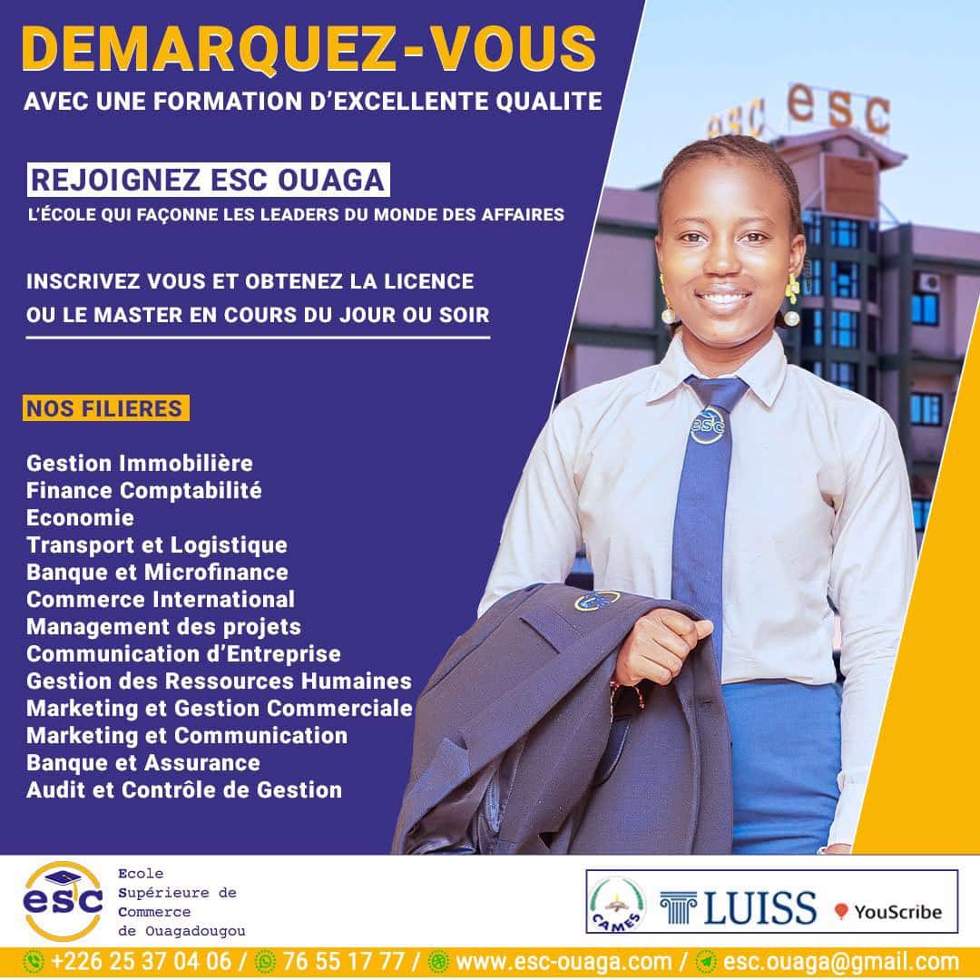 Connexion - ESC OUAGA
